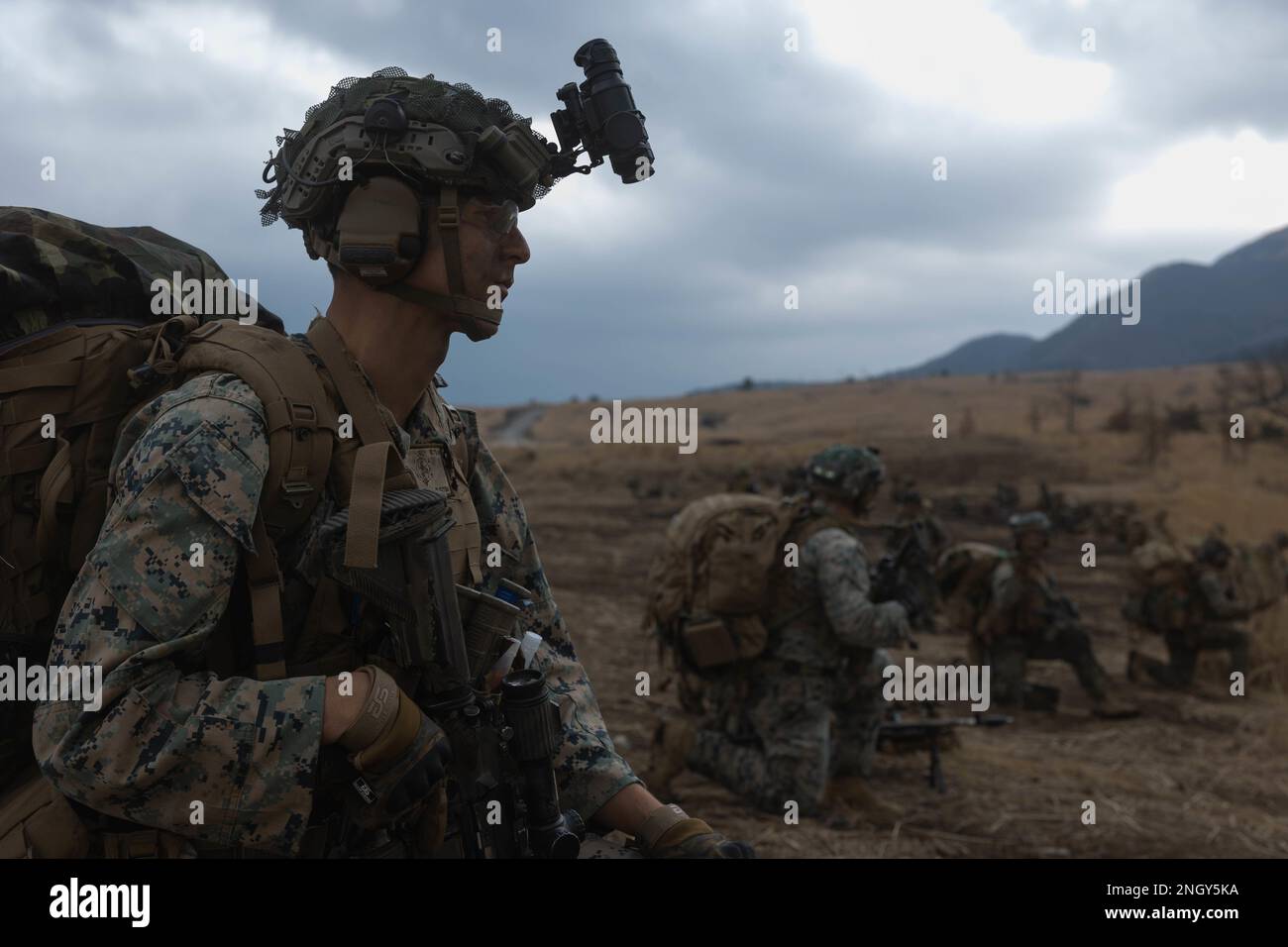 U.S Marines with Battalion Landing Team 1/4, 31st Marine Expeditionary ...
