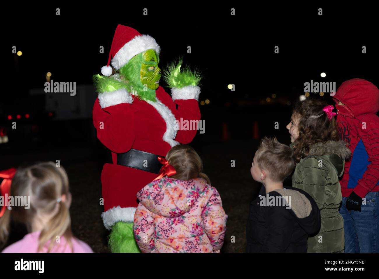 Young children join forces to stop the Grinch from stealing the ...