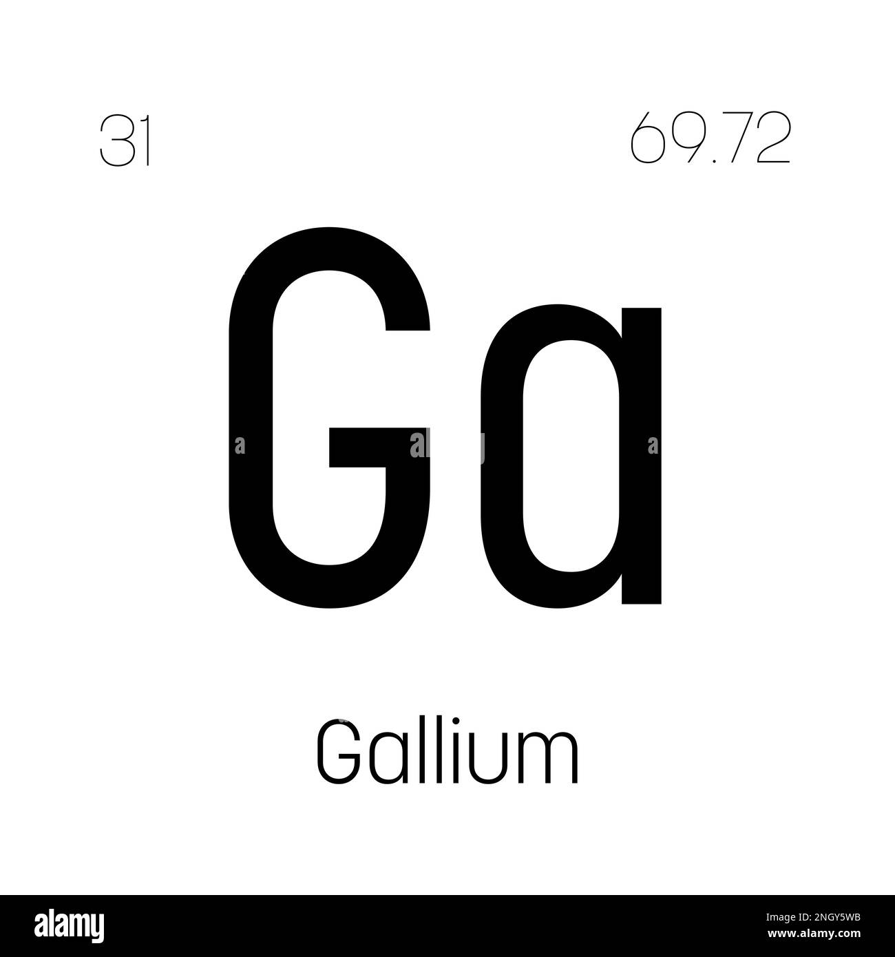 Francium, Fr, periodic table element with name, symbol, atomic number ...