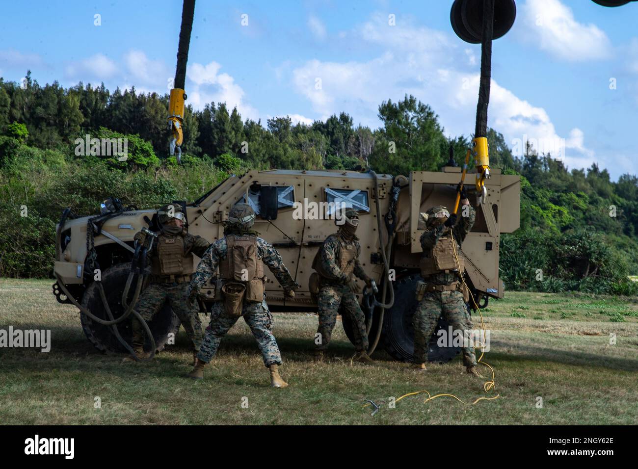 U.S. Marines with Combat Logistics Battalion 4, 3d Marine Logistics ...