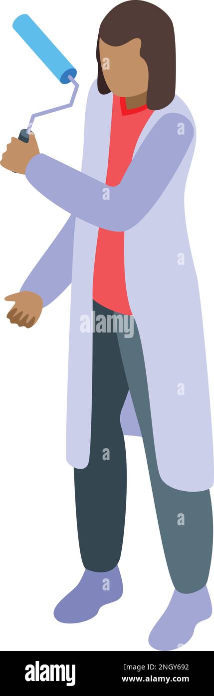 Women as building worker and business woman Stock Vector Images - Alamy