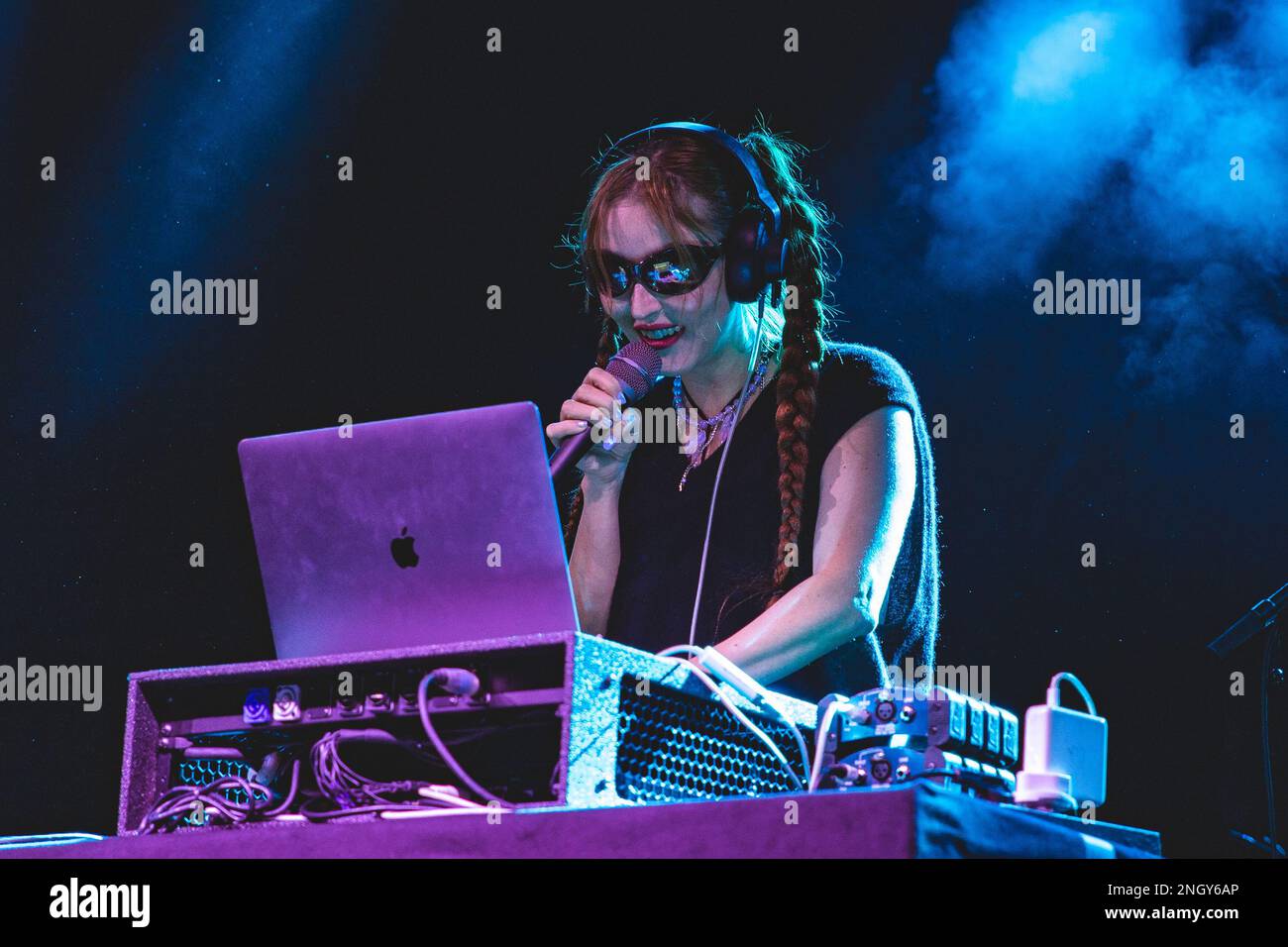Milan, Italy, 18th Feb 2023. American singer Empress Of performs as ...