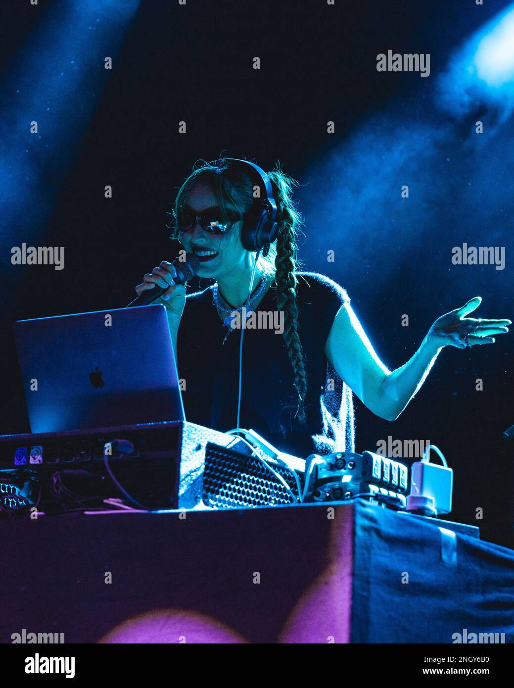 Milan, Italy, 18th Feb 2023. American singer Empress Of performs as ...