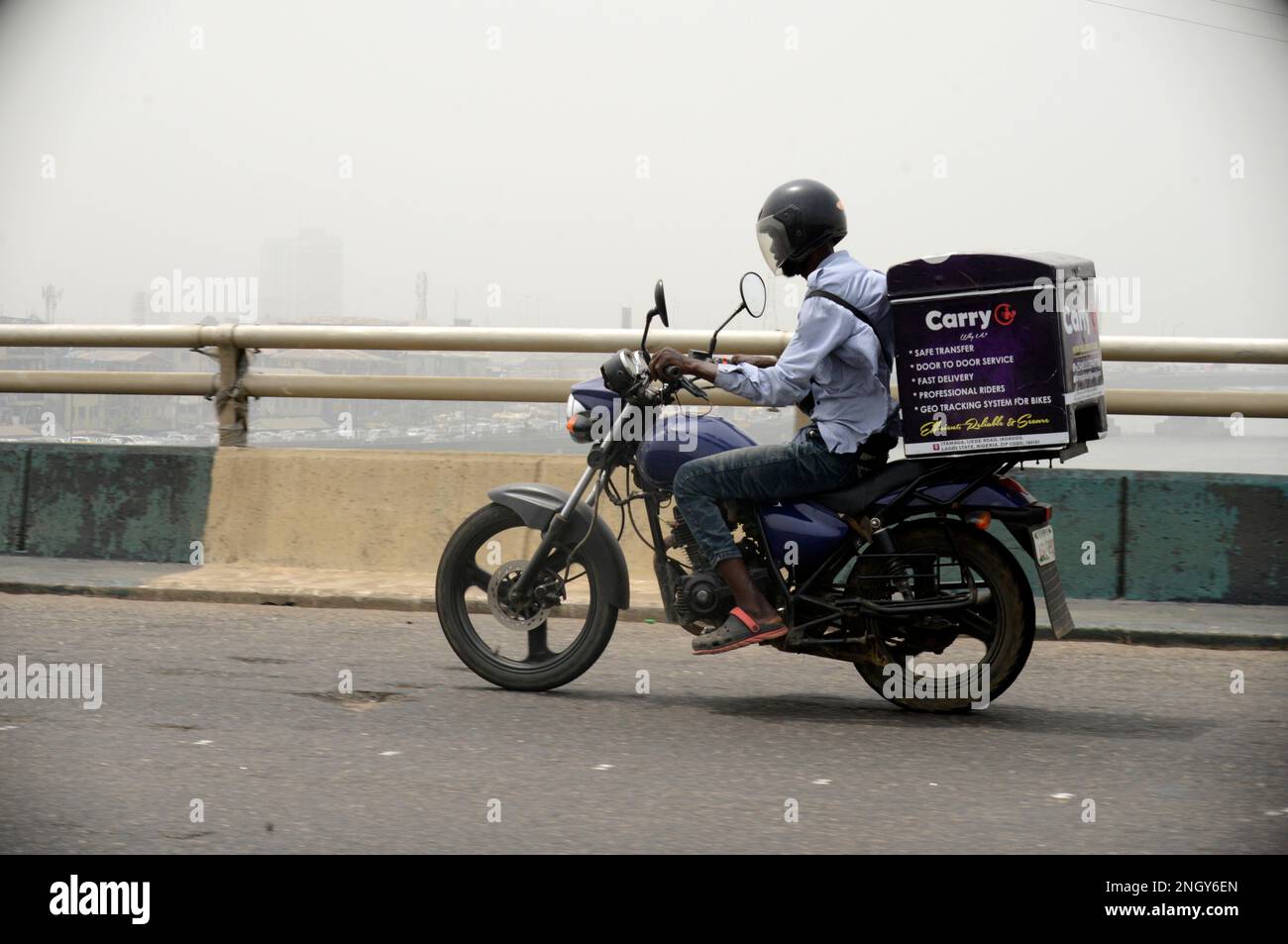 Nigerian dispatch rider hi-res stock photography and images - Alamy