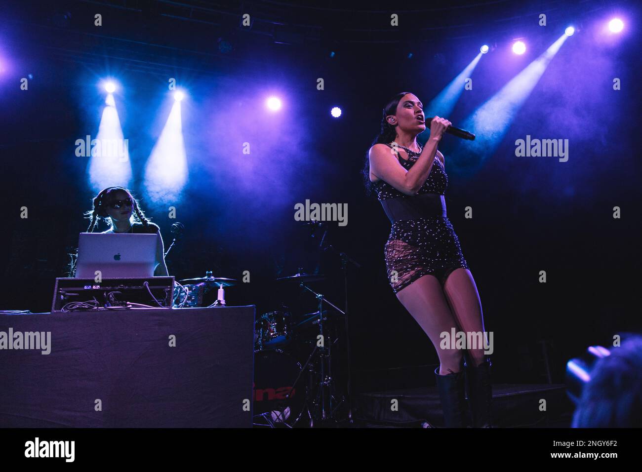 Milan, Italy, 18th Feb 2023. American singer Empress Of performs as ...