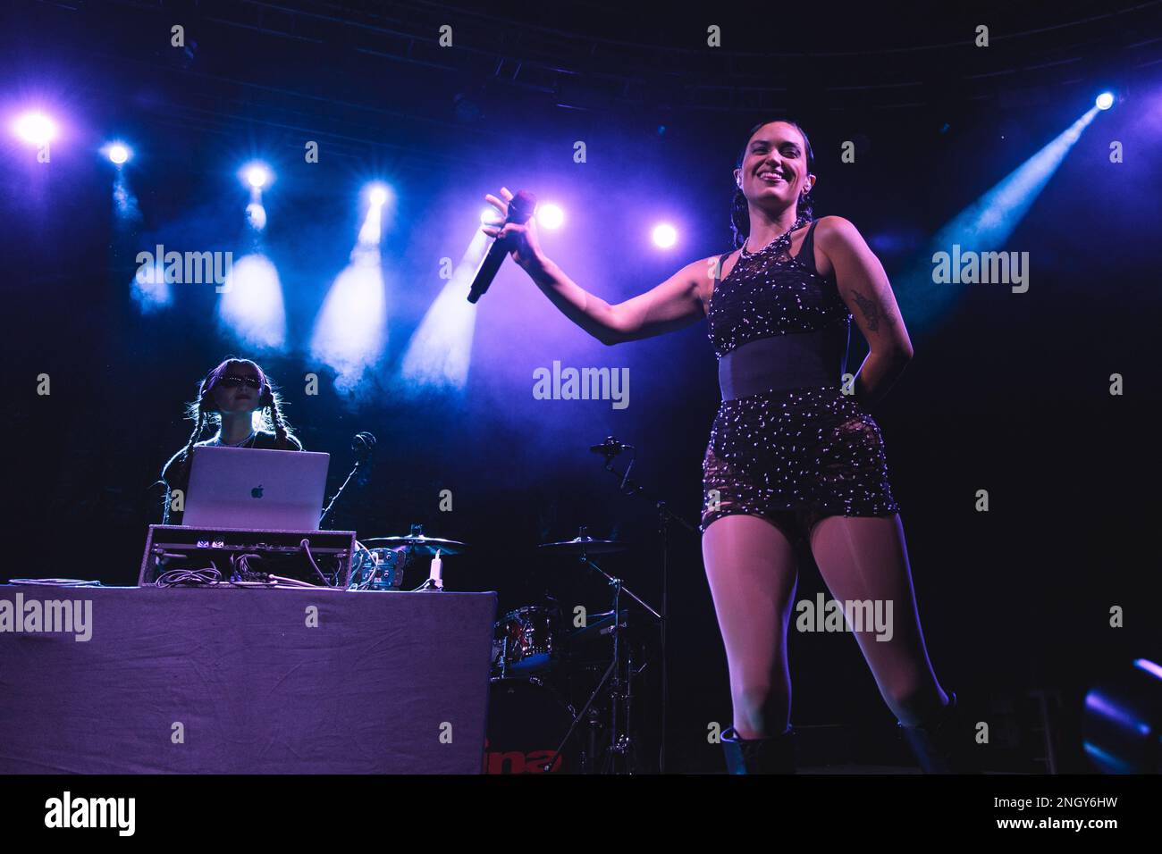 Milan, Italy, 18th Feb 2023. American singer Empress Of performs as ...