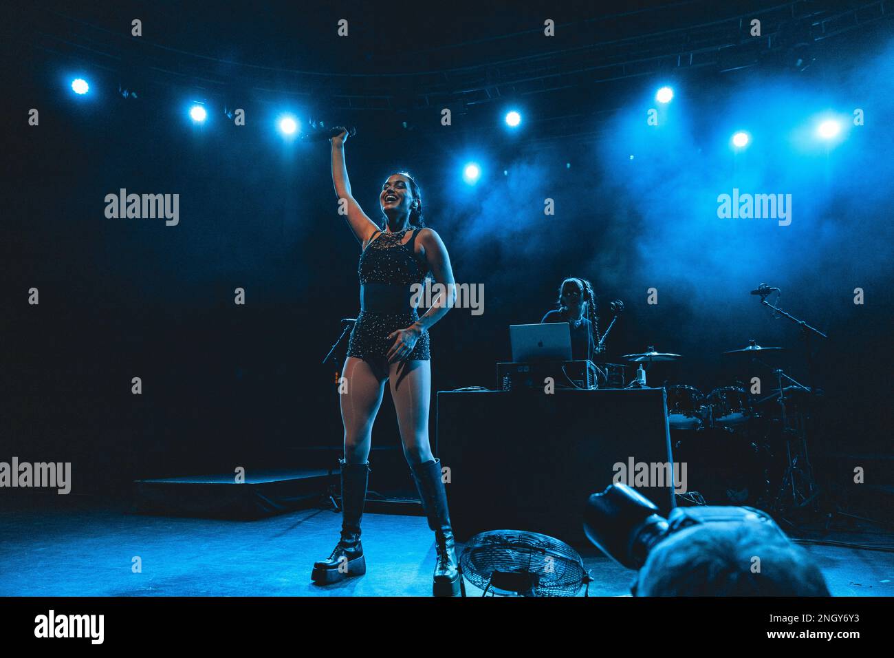 Milan, Italy, 18th Feb 2023. American singer Empress Of performs as ...