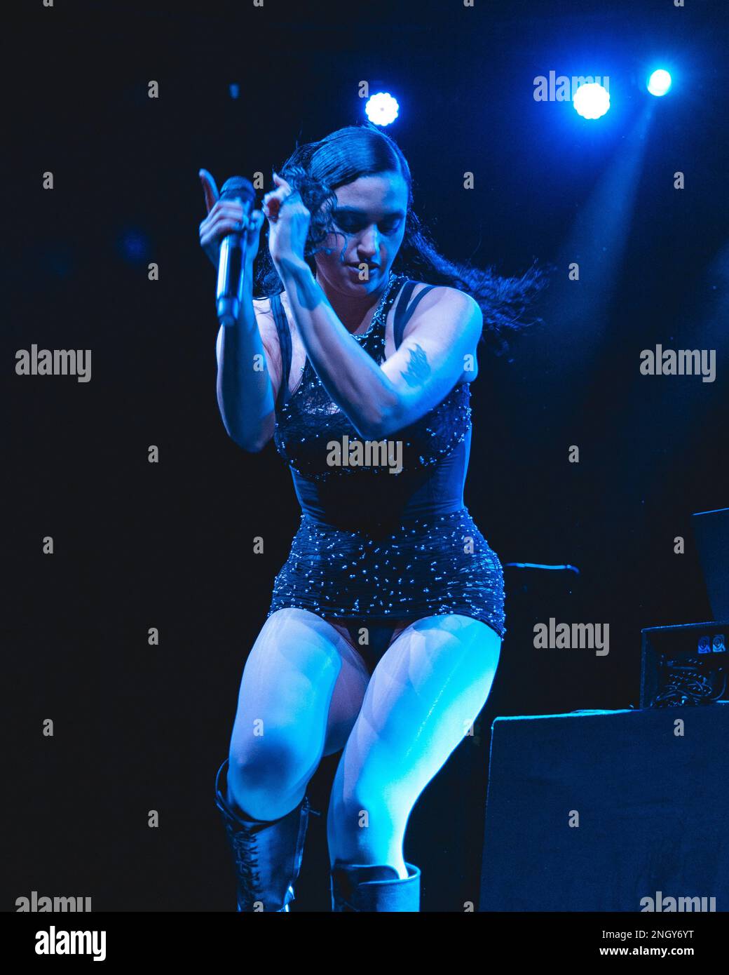 Milan, Italy, 18th Feb 2023. American singer Empress Of performs as ...