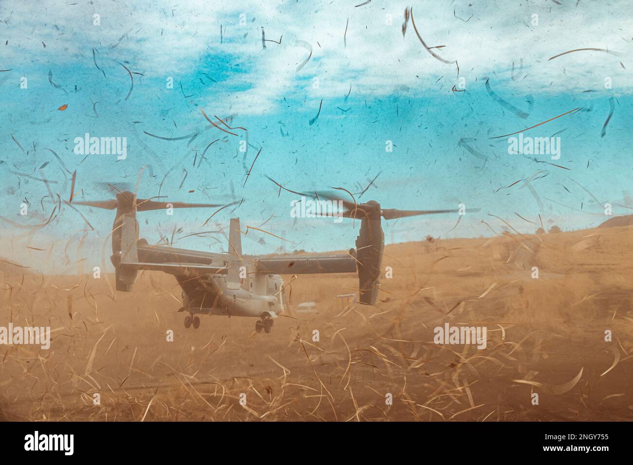 A Japan Ground Self-Defense Force V-22 Osprey, with the 1st Helicopter ...