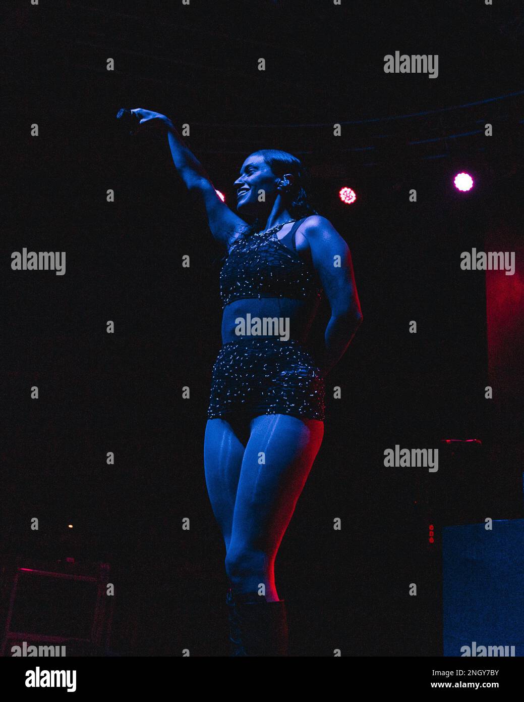 Milan, Italy, 18th Feb 2023. American singer Empress Of performs as ...