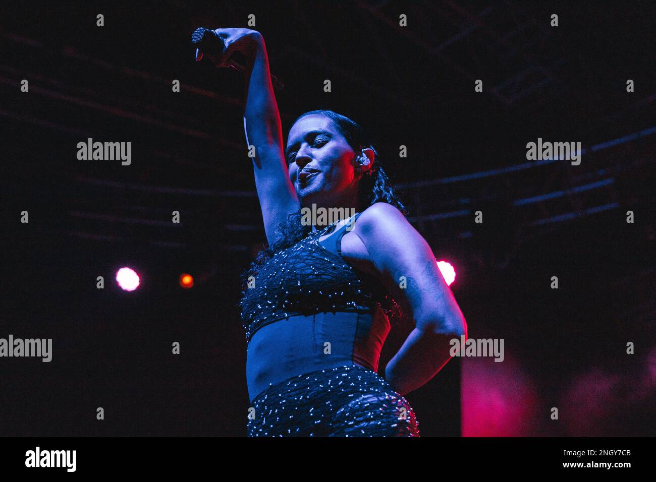 Milan, Italy, 18th Feb 2023. American singer Empress Of performs as ...