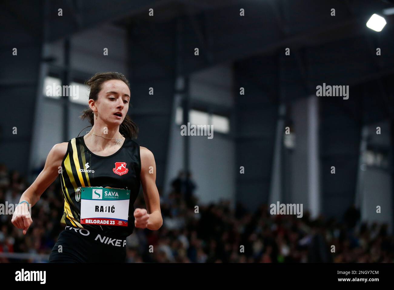 Belgrade, Serbia, 15 February 2023. Masa Rajic of Serbia competes in ...