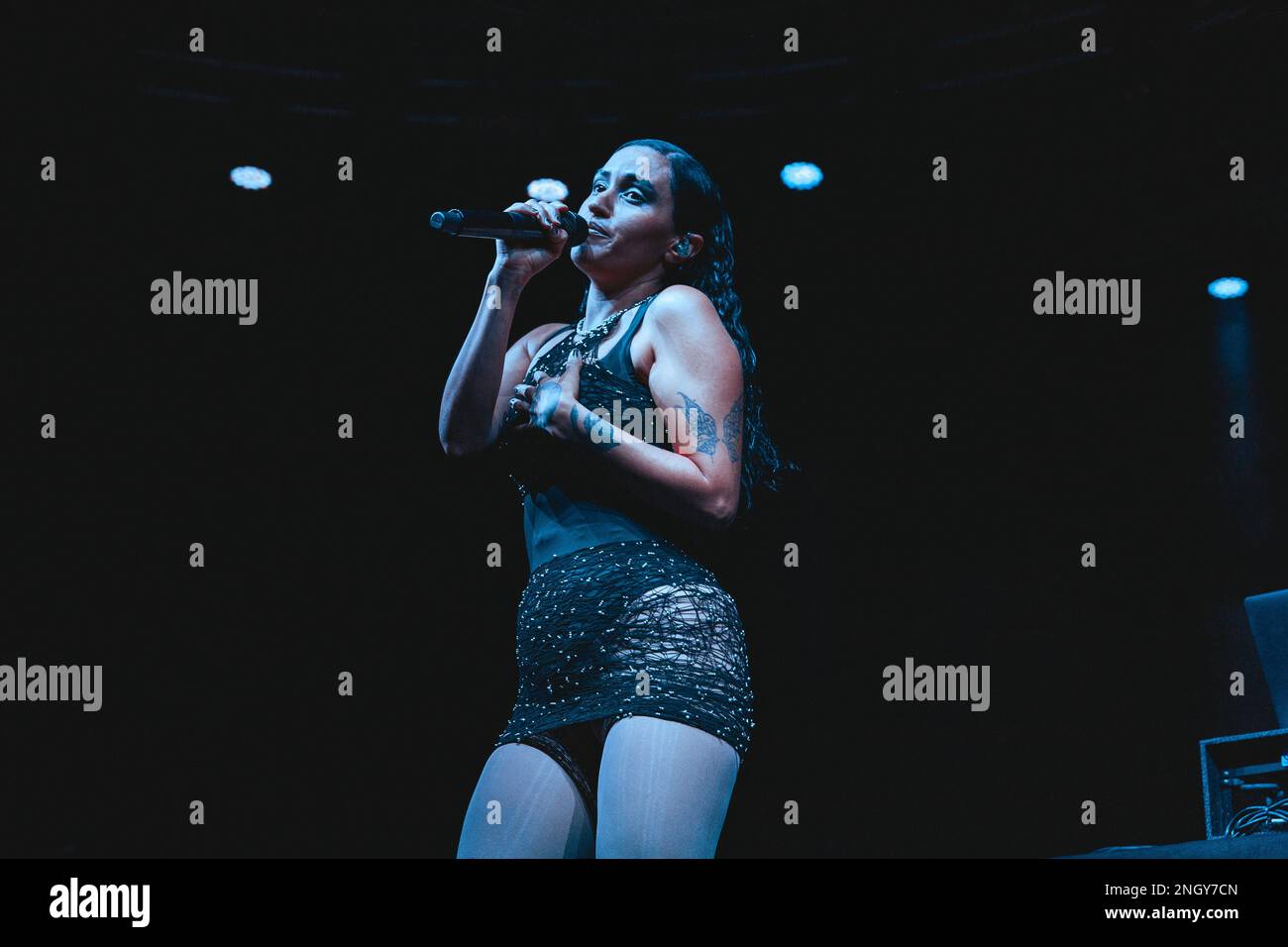 Milan, Italy, 18th Feb 2023. American singer Empress Of performs as ...