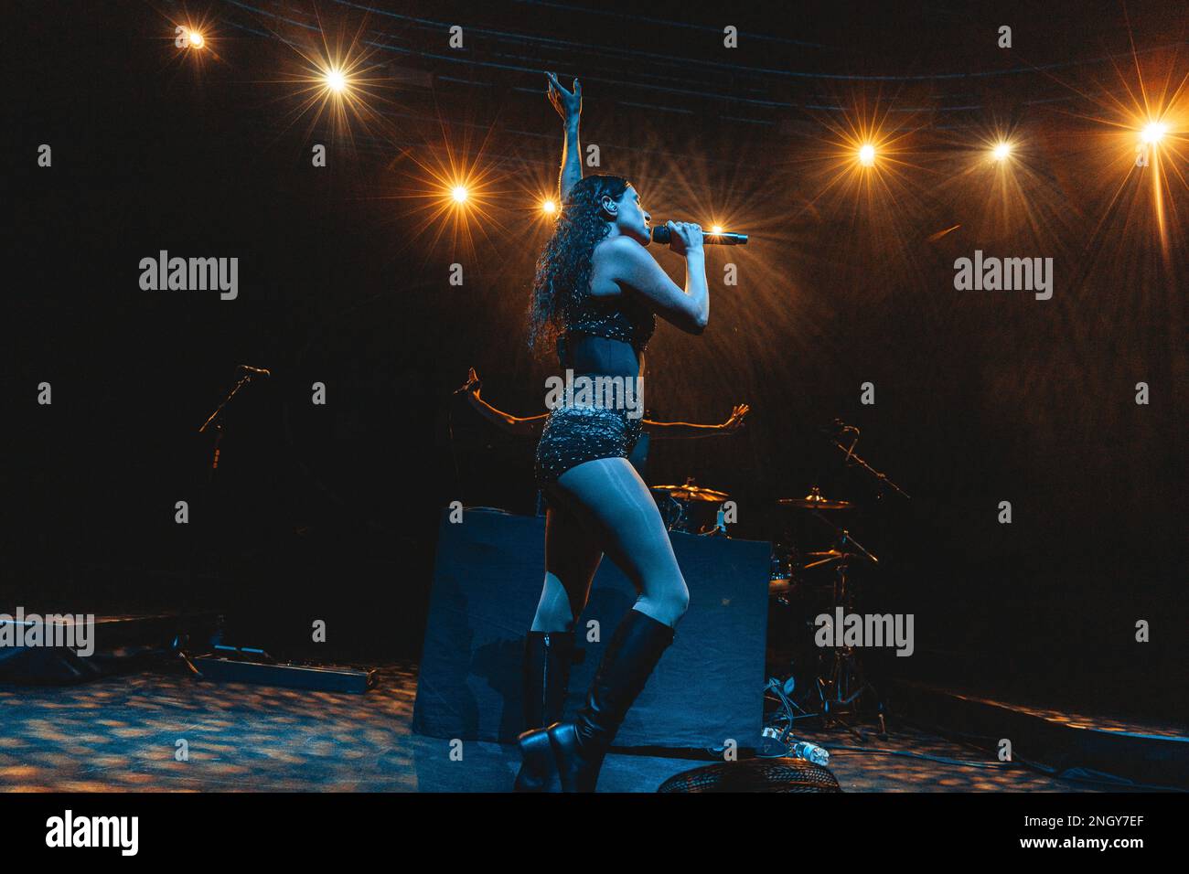 Milan, Italy, 18th Feb 2023. American singer Empress Of performs as ...