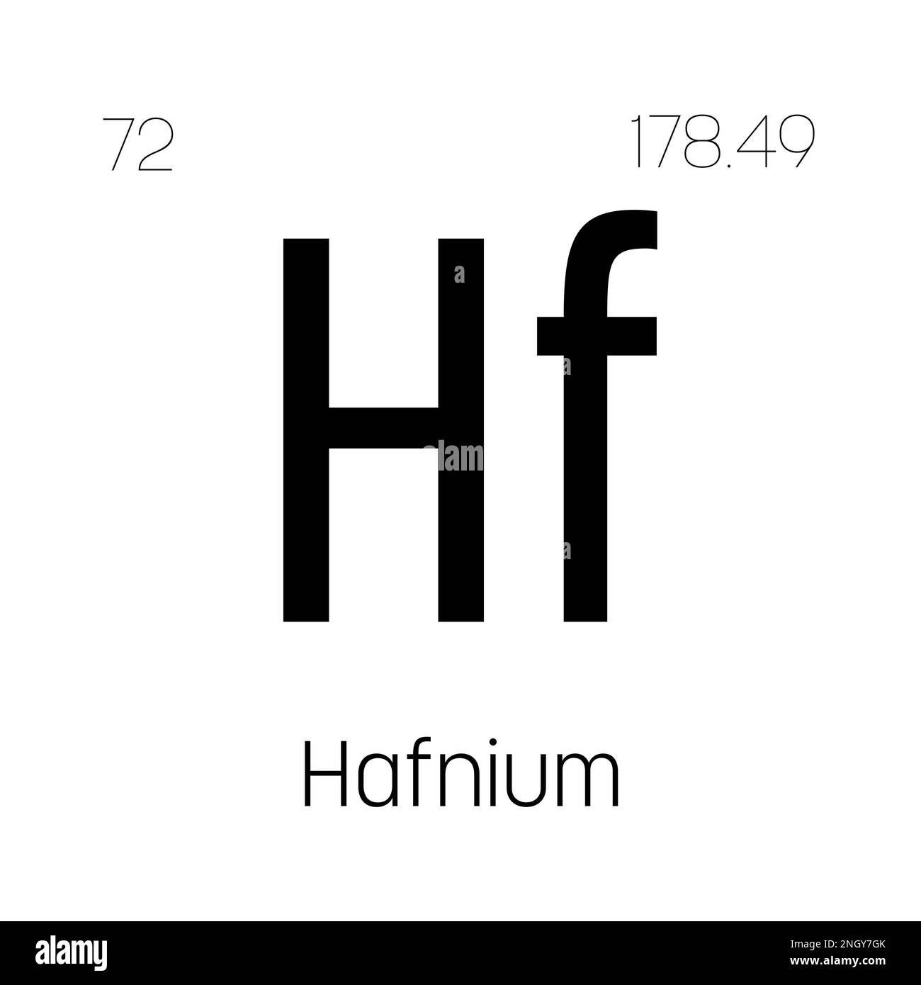 Germanium, Ge, periodic table element with name, symbol, atomic number ...