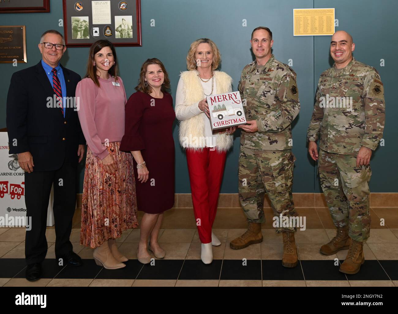 The Salvation Army presents Col. Lucas Teel, 4th Fighter Wing commander ...