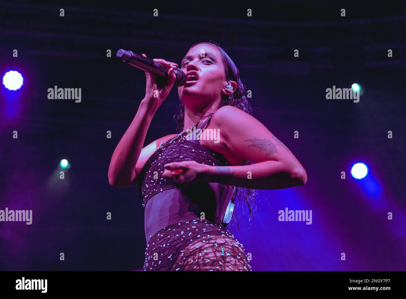 Milan, Italy, 18th Feb 2023. American singer Empress Of performs as ...