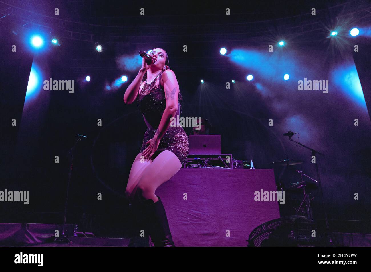 Milan, Italy, 18th Feb 2023. American singer Empress Of performs as ...