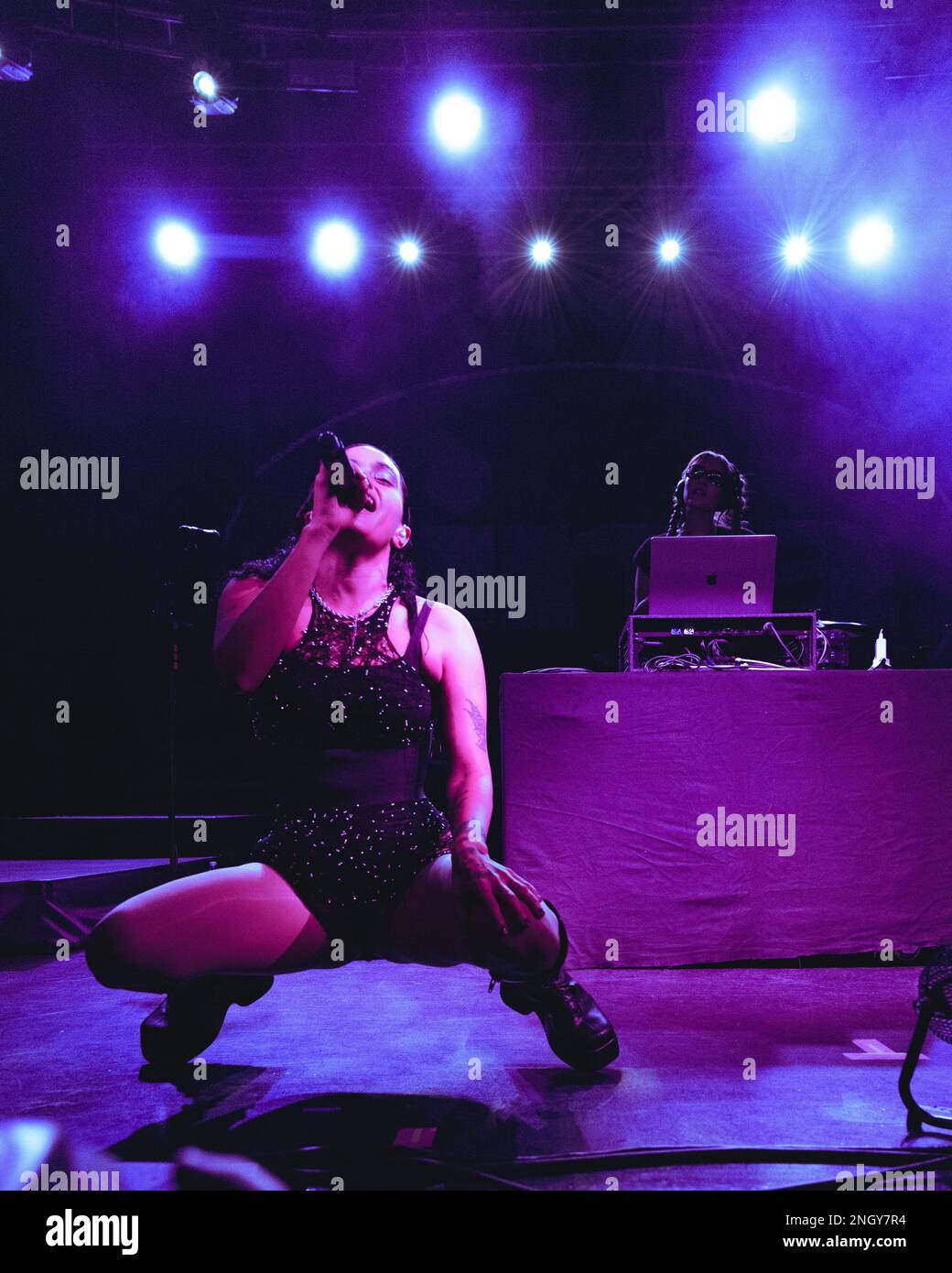 Milan, Italy, 18th Feb 2023. American singer Empress Of performs as ...