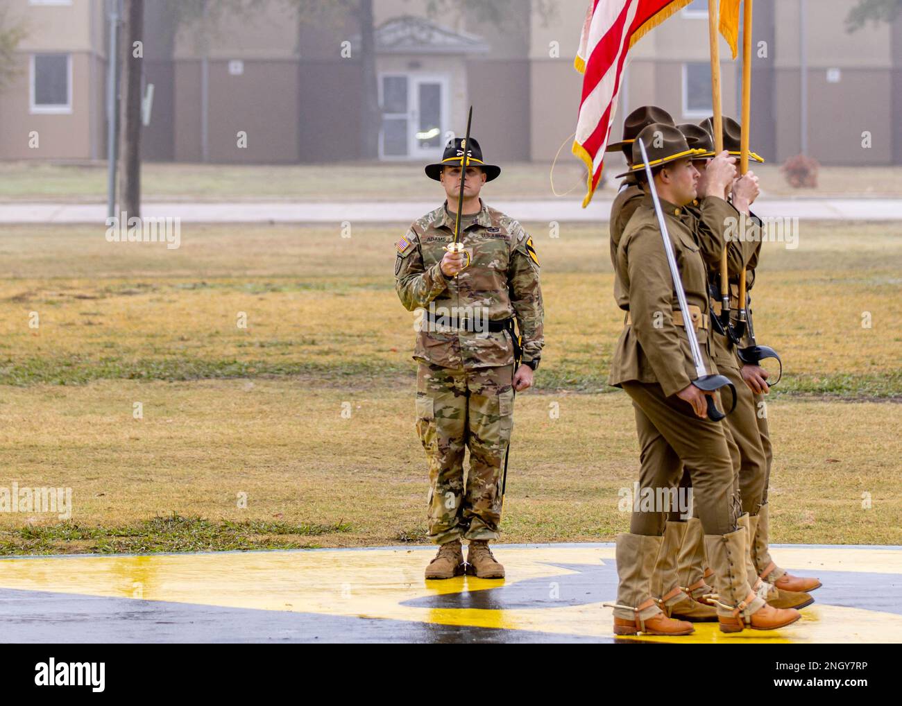 Command Sgt. Maj Brian W. Adams, the 2nd Armored Brigade Combat Team ...