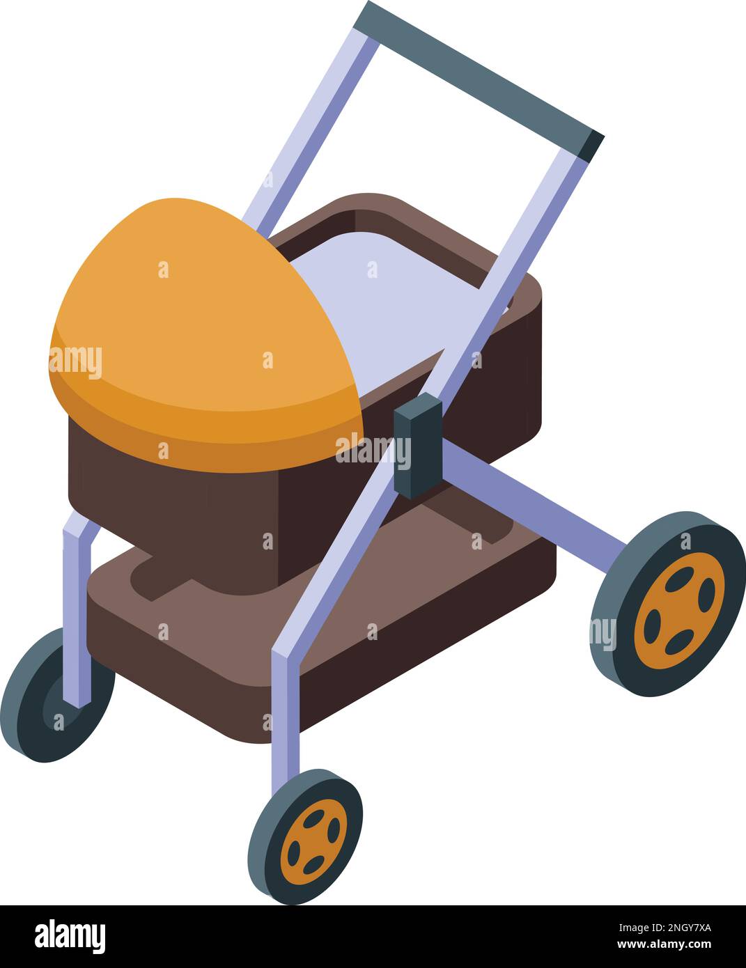 Man pram vector icon hi-res stock photography and images - Alamy