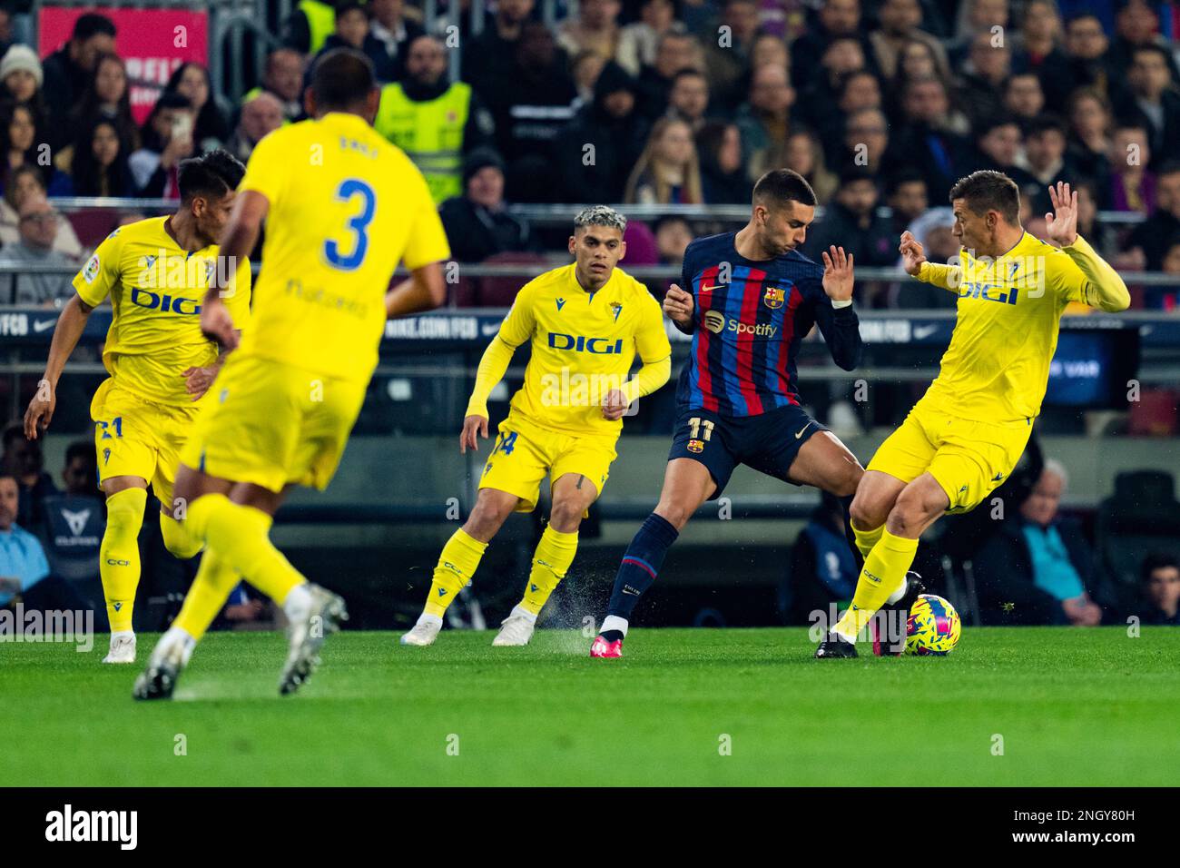 Barcelona, Spain. 19th Feb, 2023. Ferran Torres (FC Barcelona) in ...