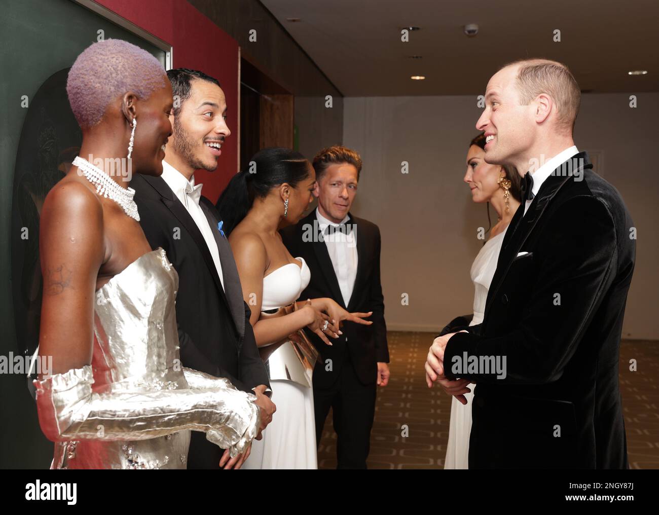 The Prince of Wales speaks to EE Rising Star nominees Daryl McCormack ...