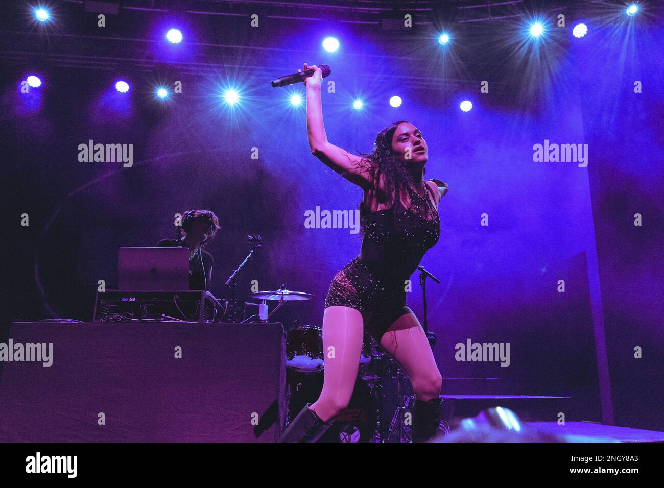 Milan, Italy, 18th Feb 2023. American singer Empress Of performs as ...