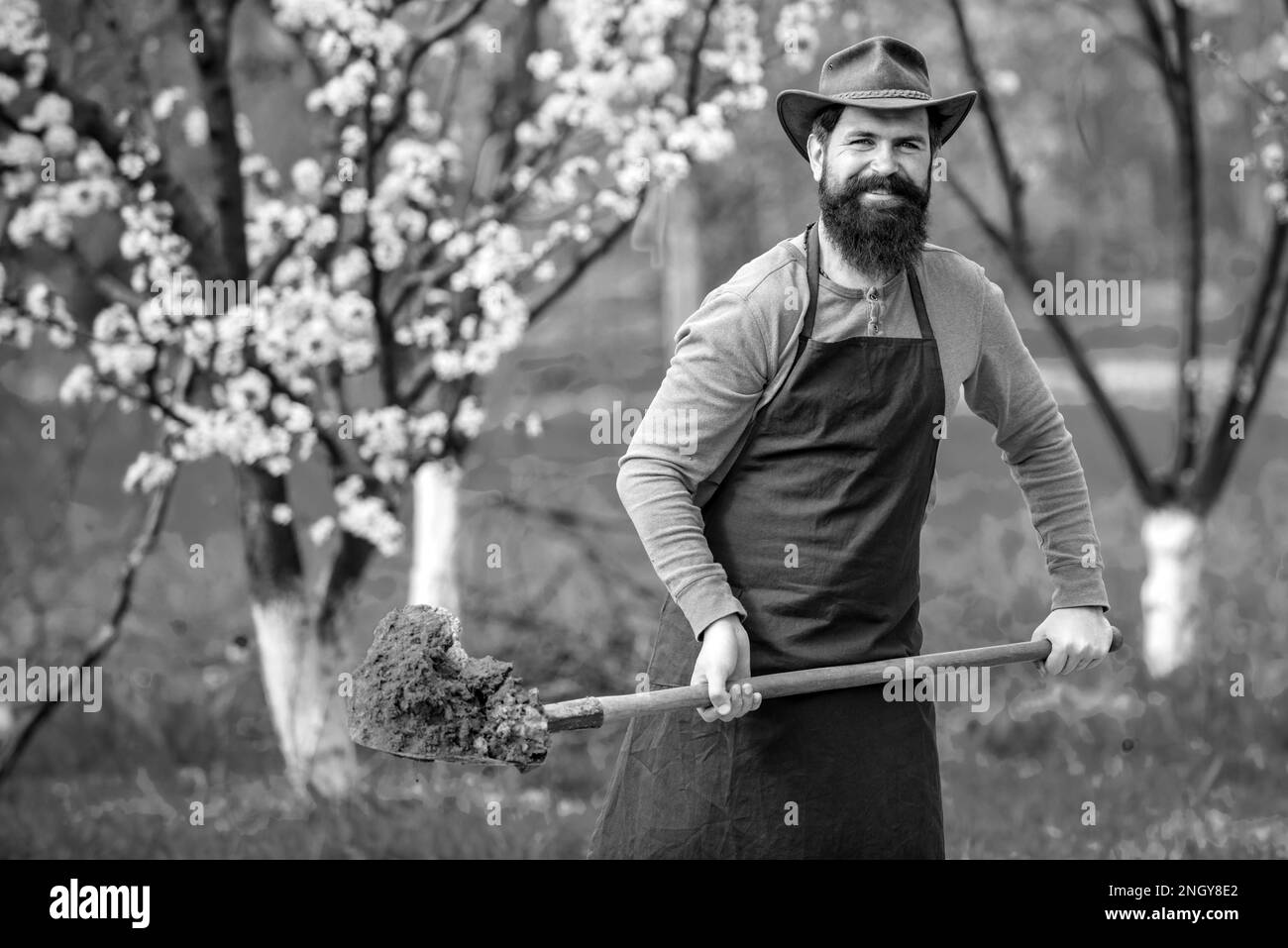 Become organic farmer. Eco living. Earth concept. Bio food production ...