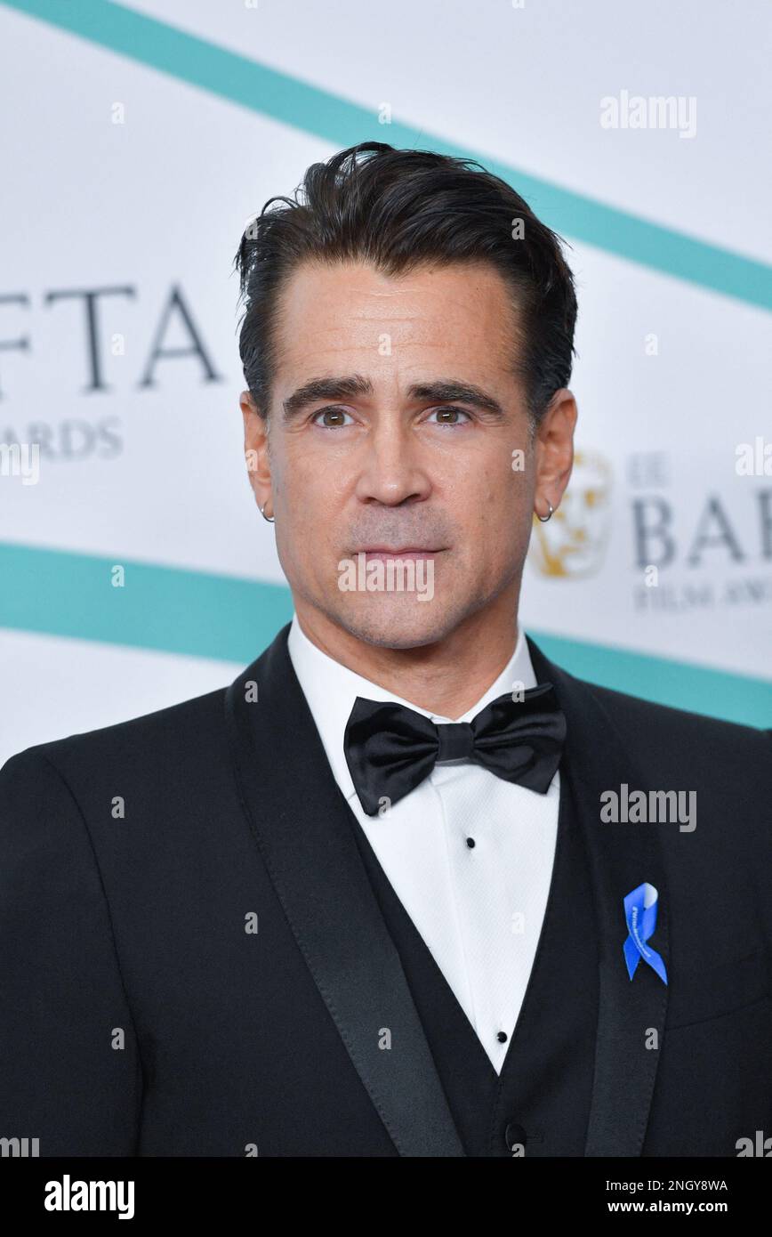Colin Farrell attending the EE BAFTA Film Awards 2023 at The Royal ...