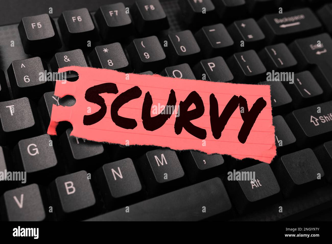 Conceptual display Scurvy. Concept meaning disease caused by a lack of ...