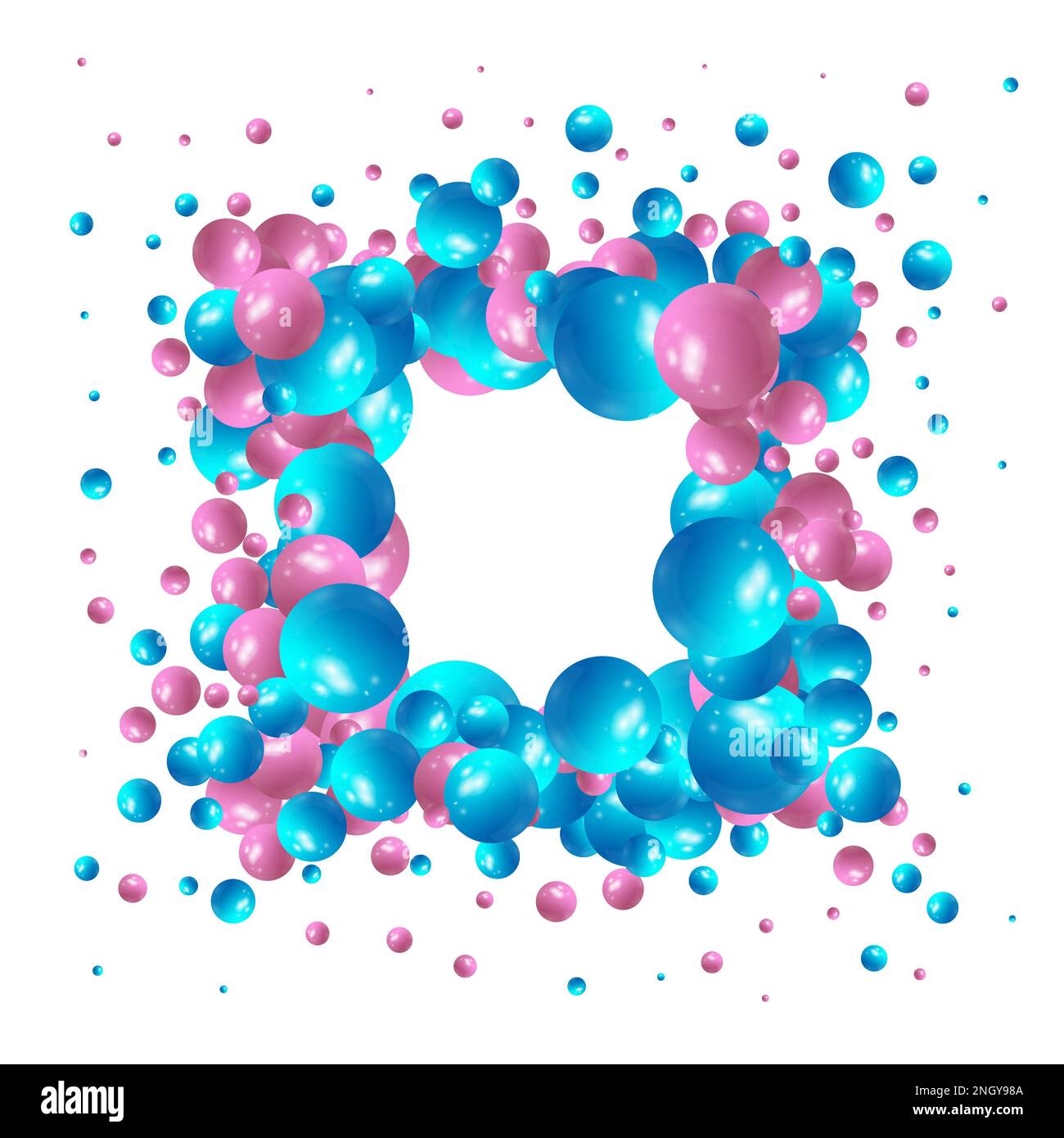 Colorful balls background. Vector background made with gradient meshes ...
