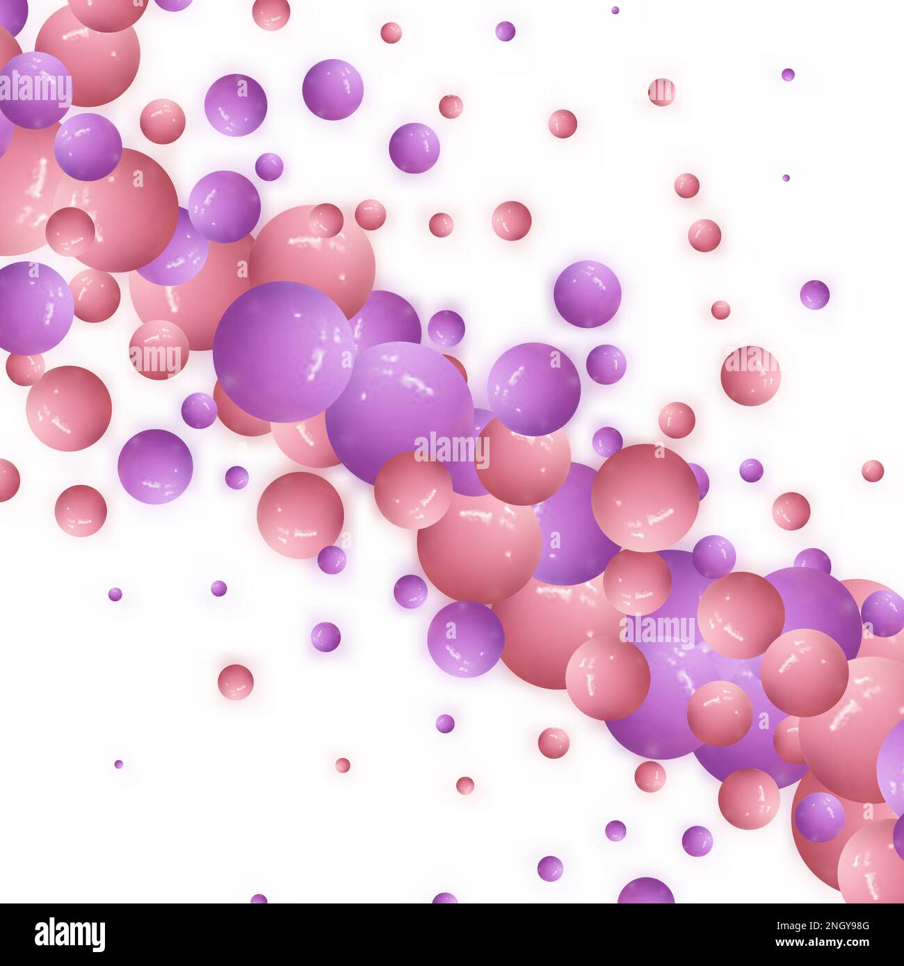 Pearl. Falling Gems Abstract Background. Shiny Design. Vector ...