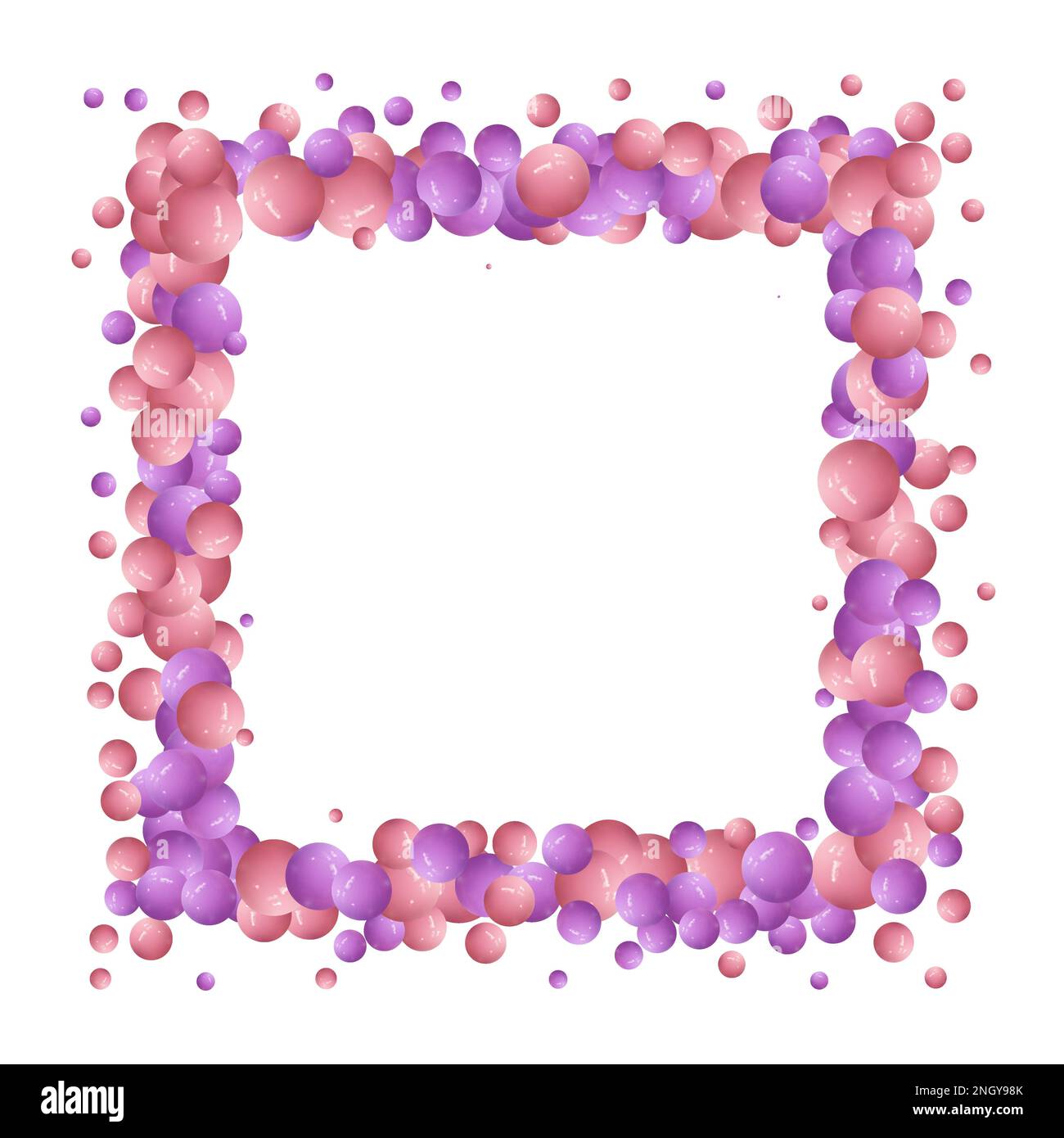 Colorful balls background. Vector background made with gradient meshes ...