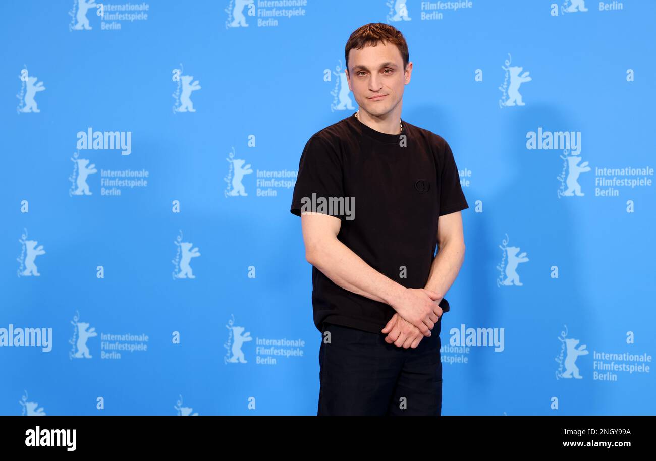 Berlin, Germany. 20th Feb, 2023. Franz Rogowski, actor, arrives for the ...