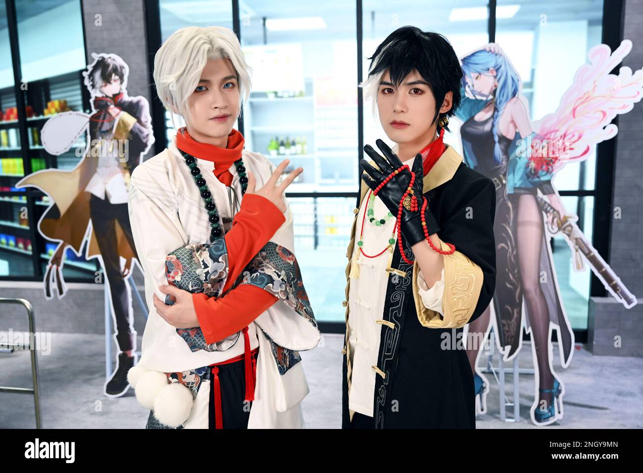 GUANGZHOU, CHINA - FEBRUARY 19, 2023 - A view of Cosplayers at 2023 ...