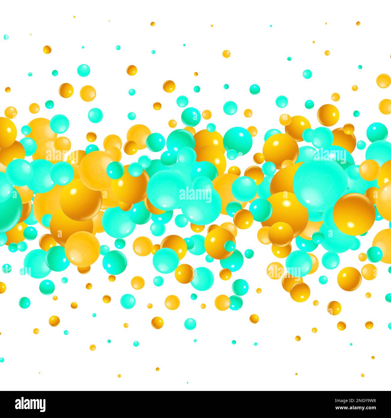 Colorful balls background. Vector background made with gradient meshes ...