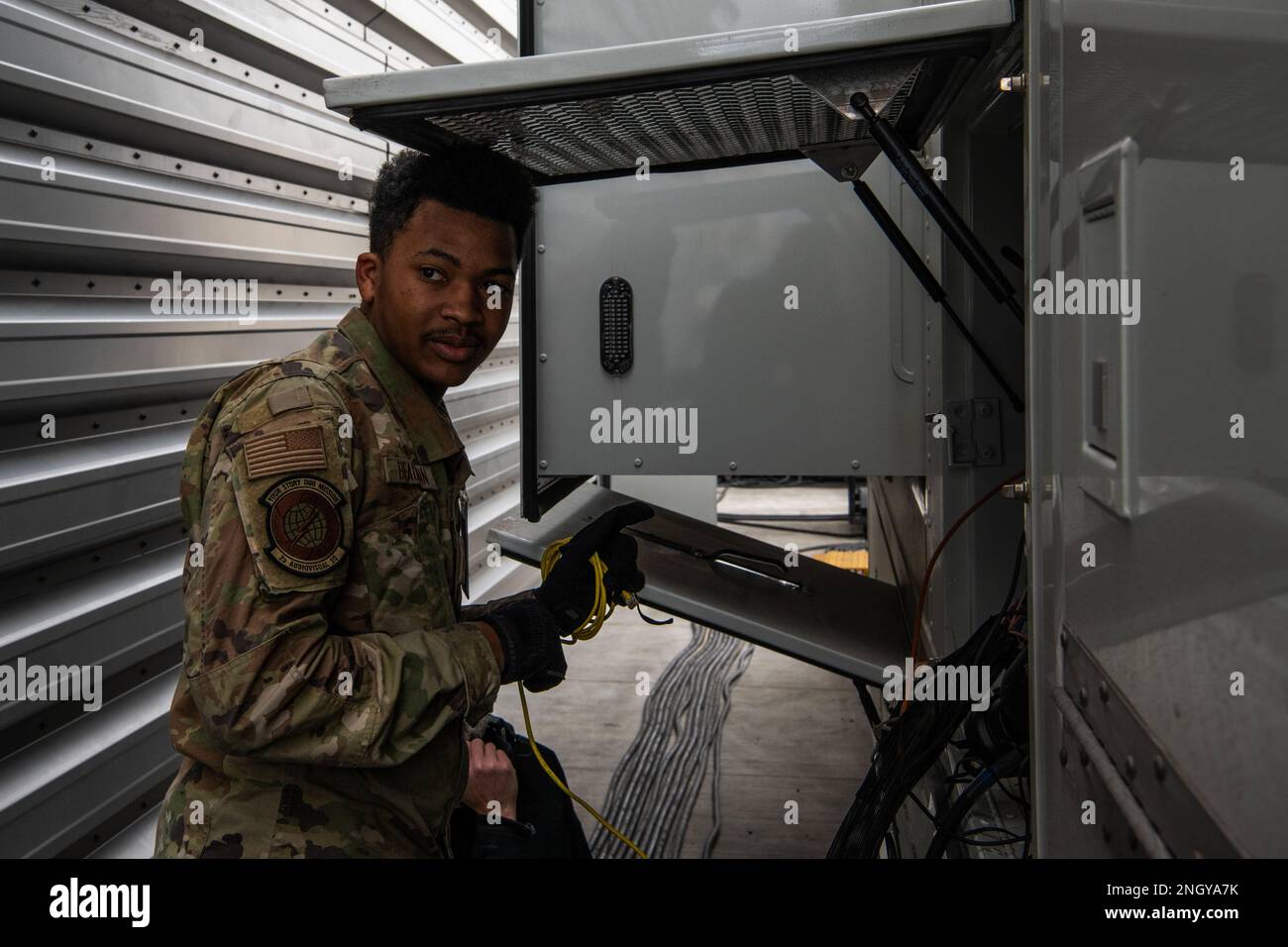 Robert Beaudoin, 2d Audiovisual Squaddron, cyber transport technician ...