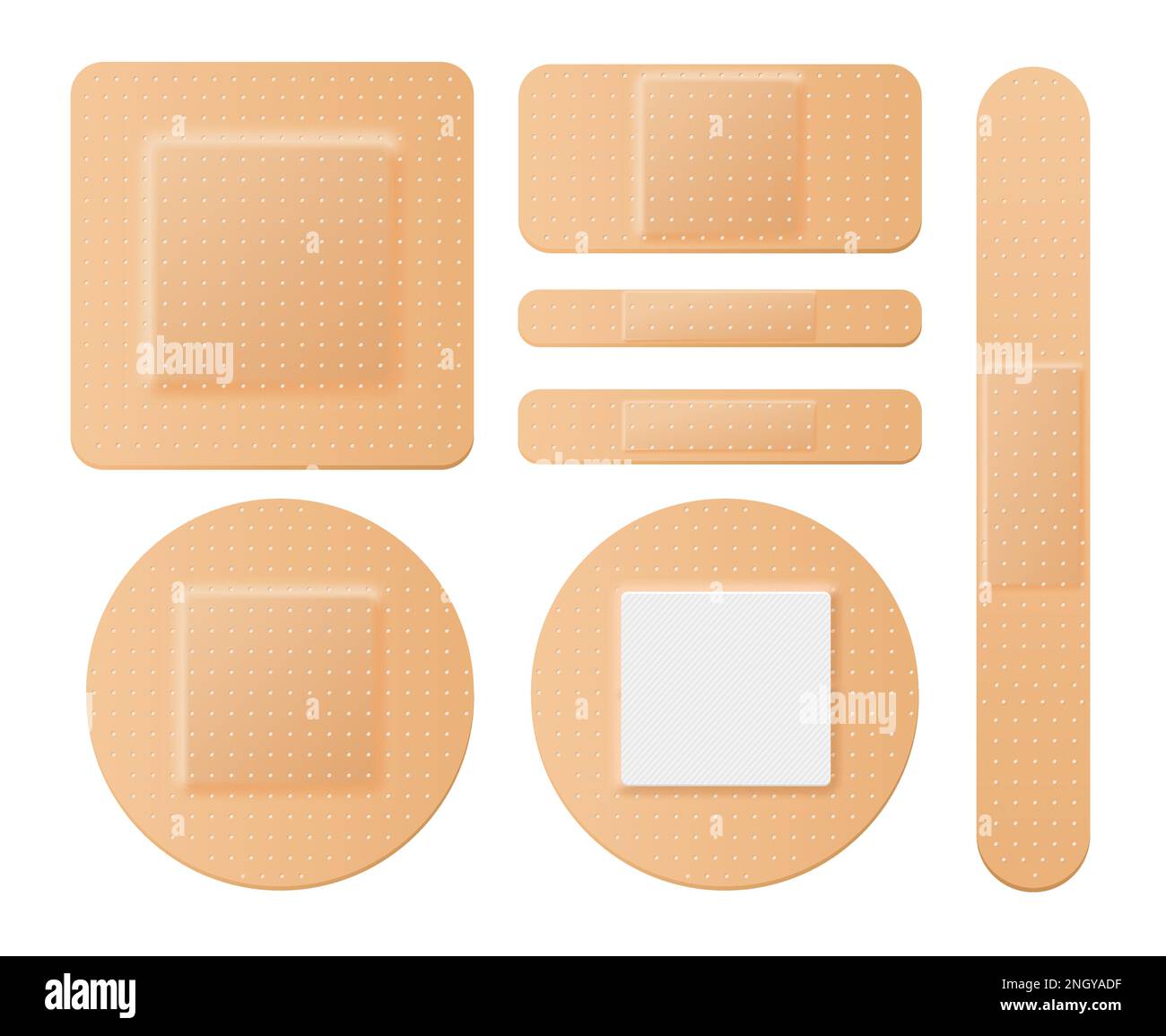 First aid band plaster strip medical cure patch adhesive tape. Aid ...