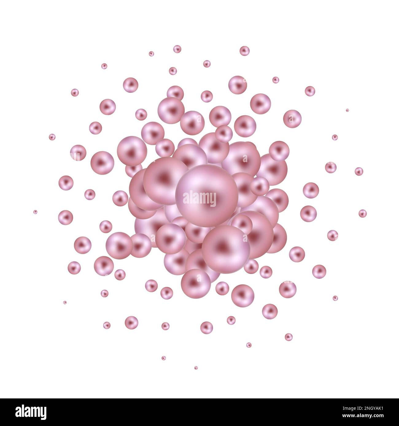 Abstract balls geometric gradient color background.For graphic design ...