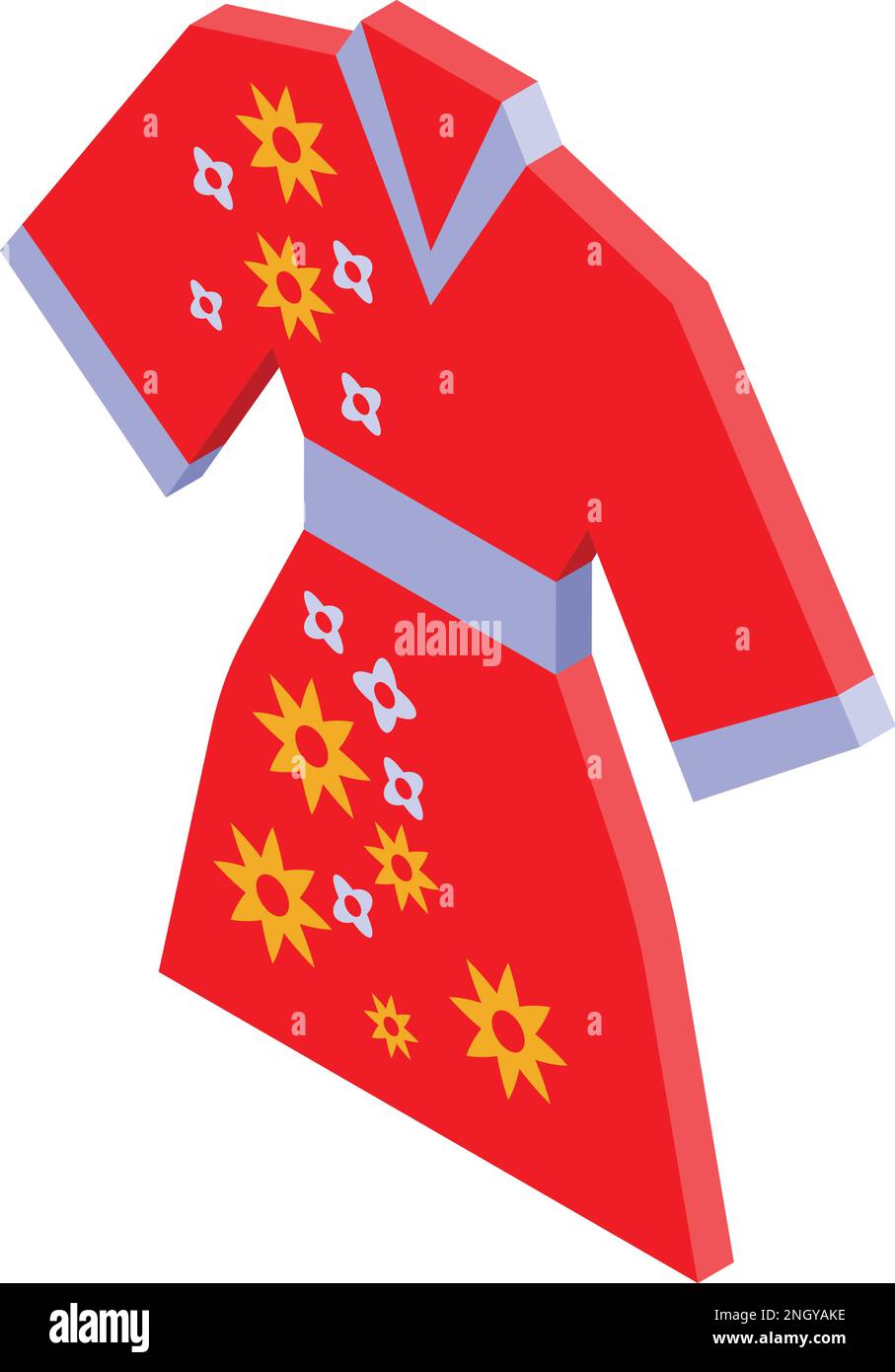 Fashionable kimono design Cut Out Stock Images & Pictures - Alamy