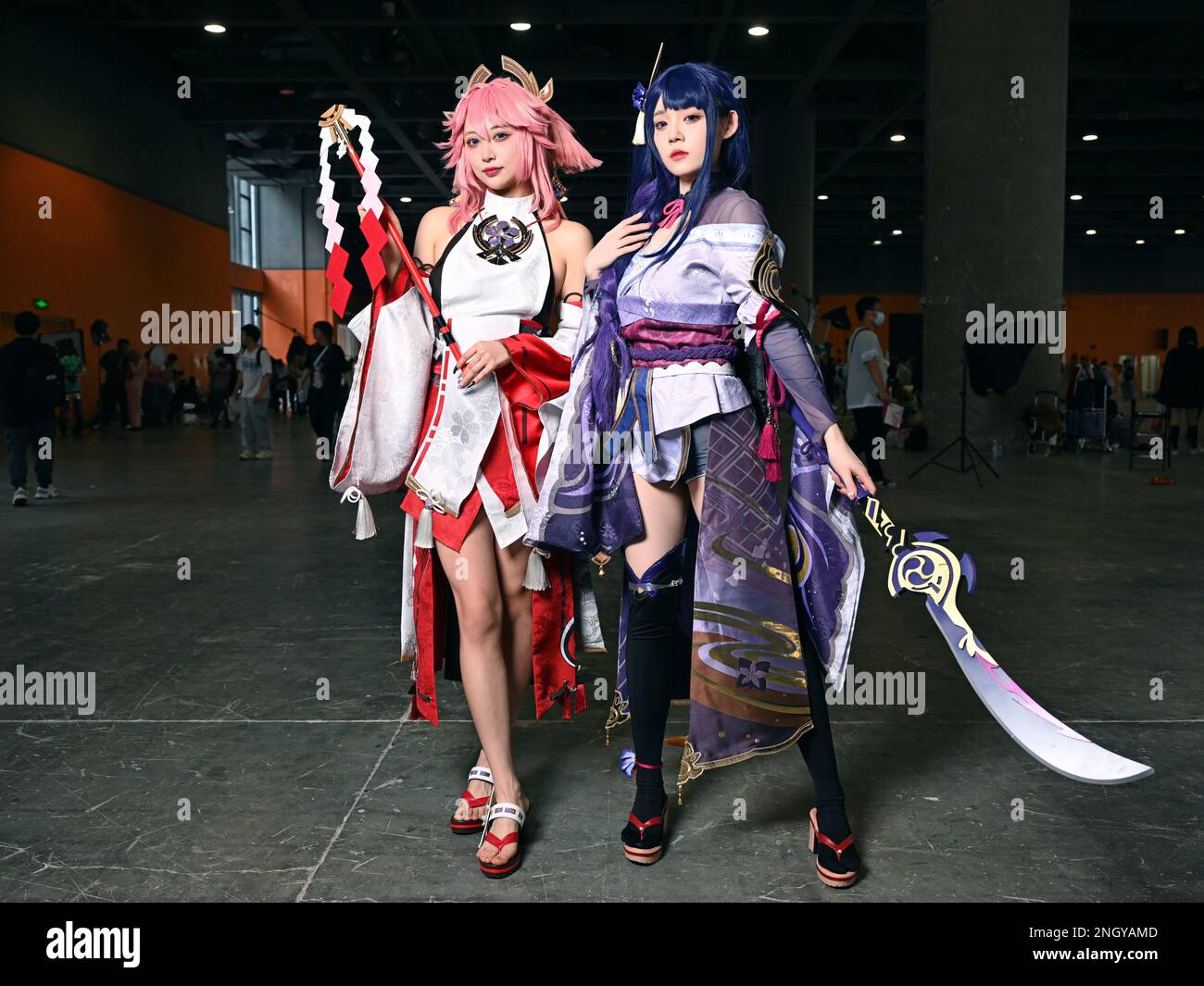 GUANGZHOU, CHINA - FEBRUARY 19, 2023 - A view of Cosplayers at 2023 ...