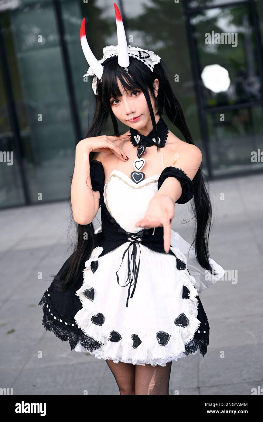 GUANGZHOU, CHINA - FEBRUARY 19, 2023 - A view of Cosplayers at 2023 ...