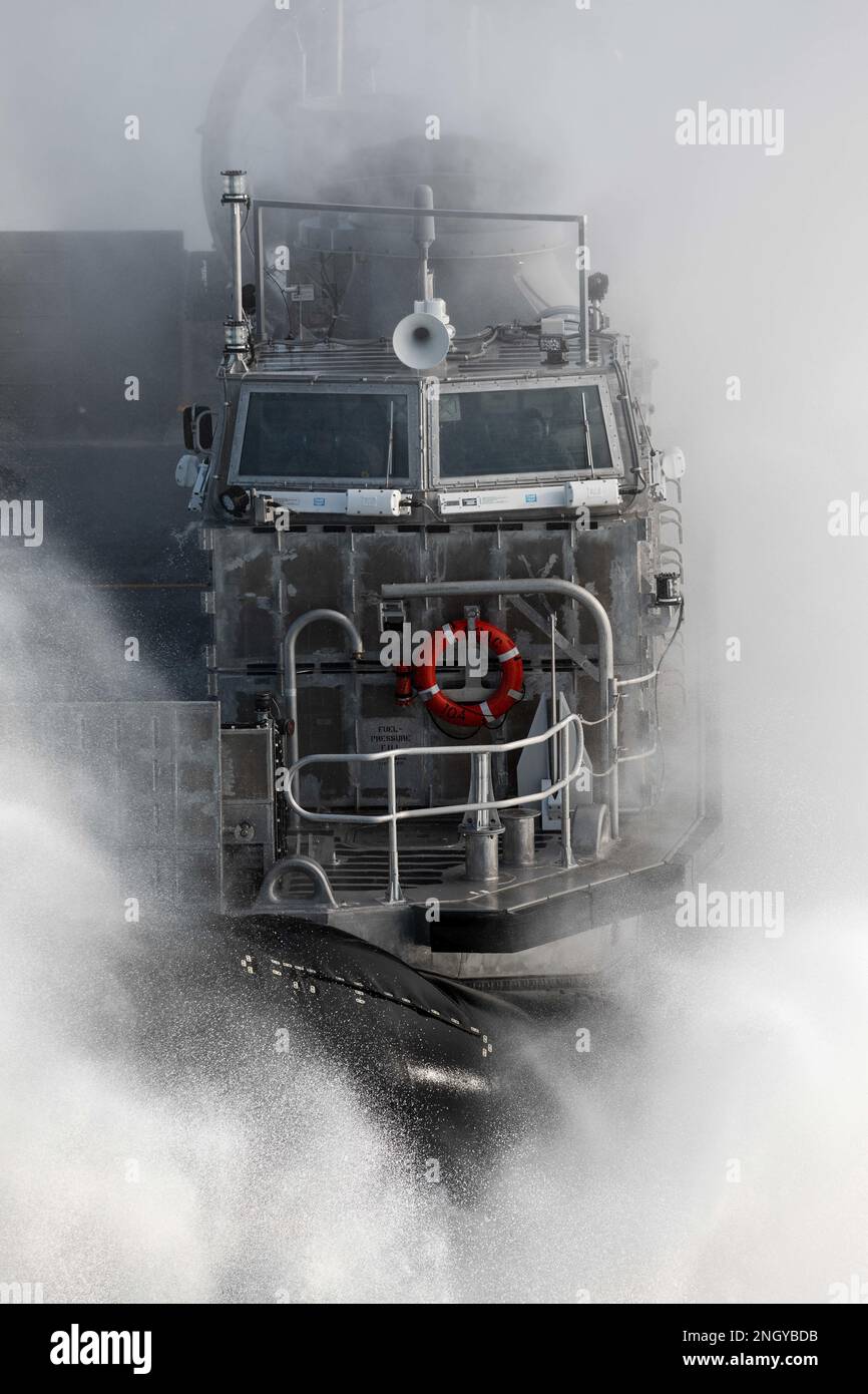 221201-N-MZ836-1079 ATLANTIC OCEAN (Dec. 1, 2022) A landing craft, air ...