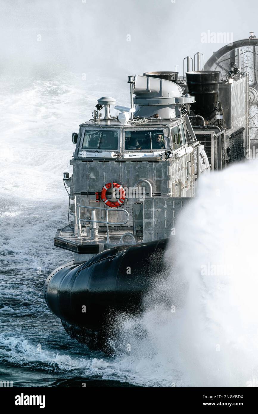 221201-N-TP544-1077 ATLANTIC OCEAN (Dec. 1, 2022) A Landing Craft, Air ...