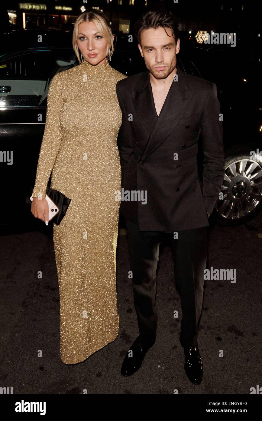 Kate Cassidy and Liam Payne attending the British Vogue and Tiffany ...