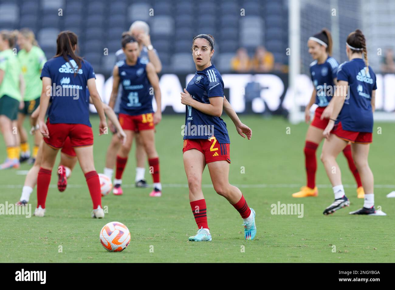 Hernández Zurbano Oihane of Spain warms up before the 2023 Cup of ...