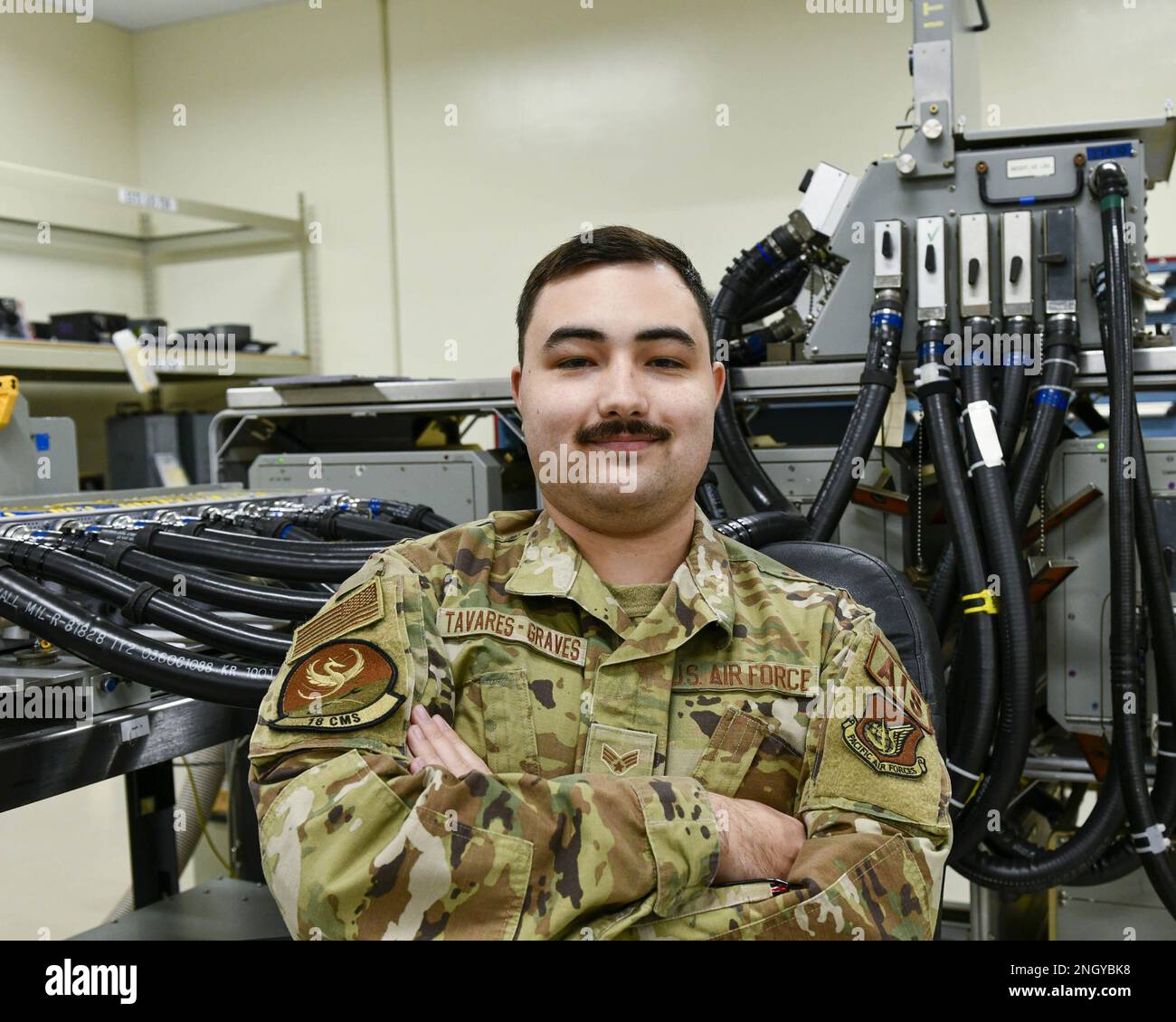 U.S. Air Force Senior Airman Brandon Tavares-Graves, 18th Component ...