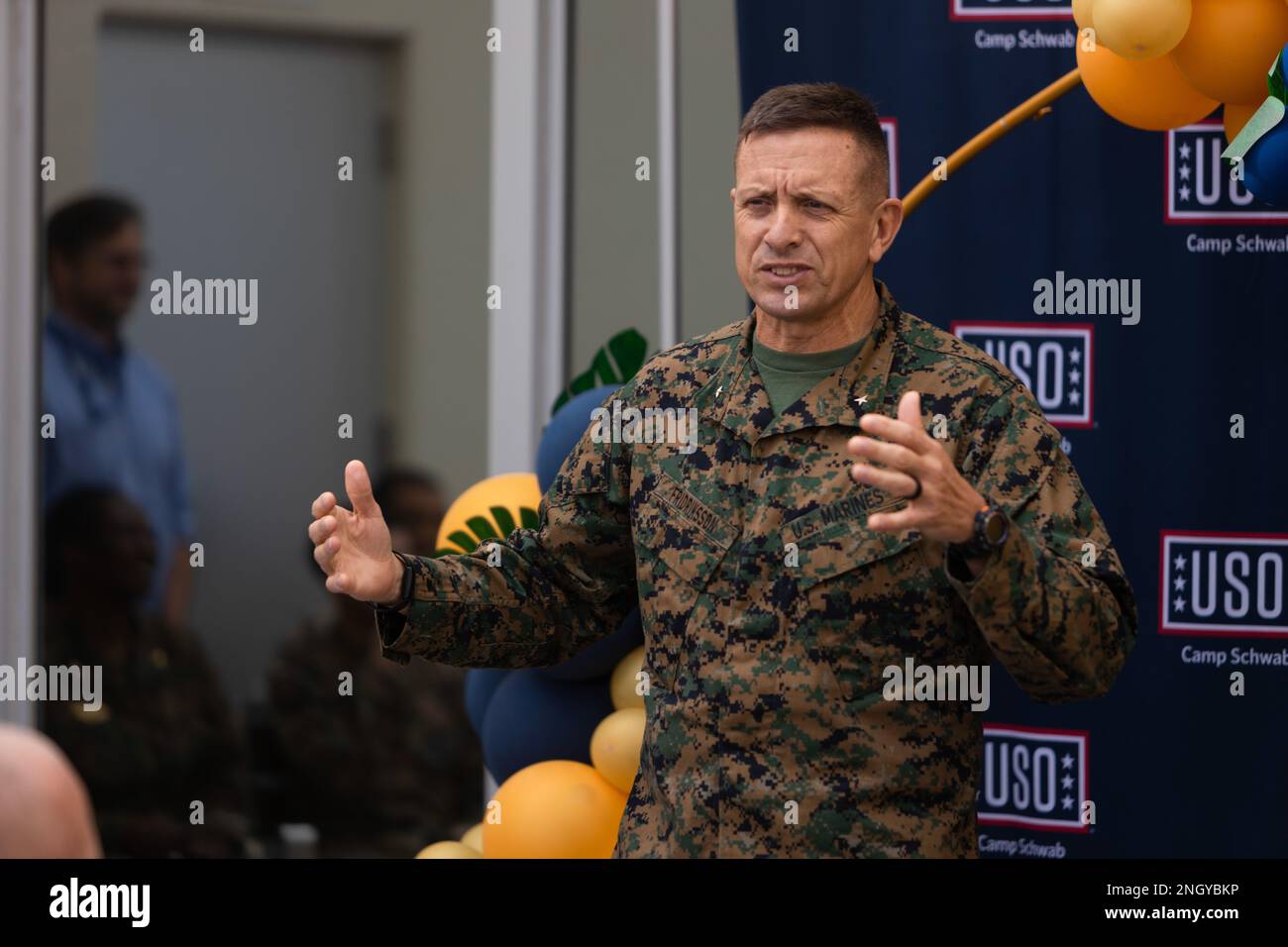 U.S. Marine Corps Brig. Gen. Fridrik Fridriksson, the deputy commander ...