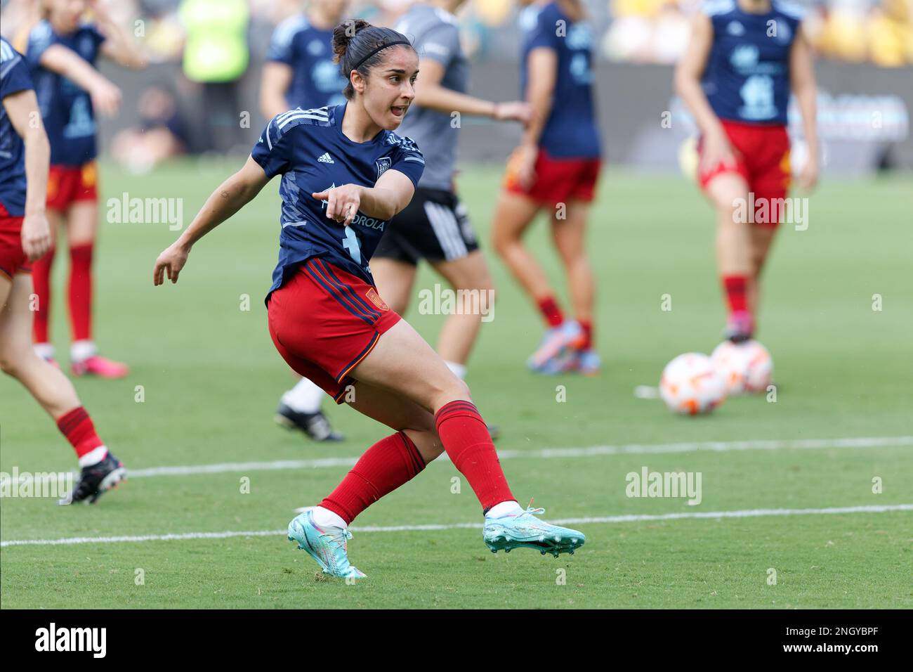 Hernández Zurbano Oihane of Spain warms up before the 2023 Cup of ...